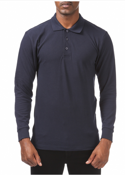 Pro Club Long Sleeve Polo - Craze Fashion