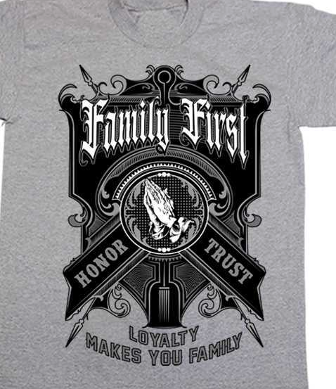 Honor & Trust Makes You Family Tee - Craze Fashion