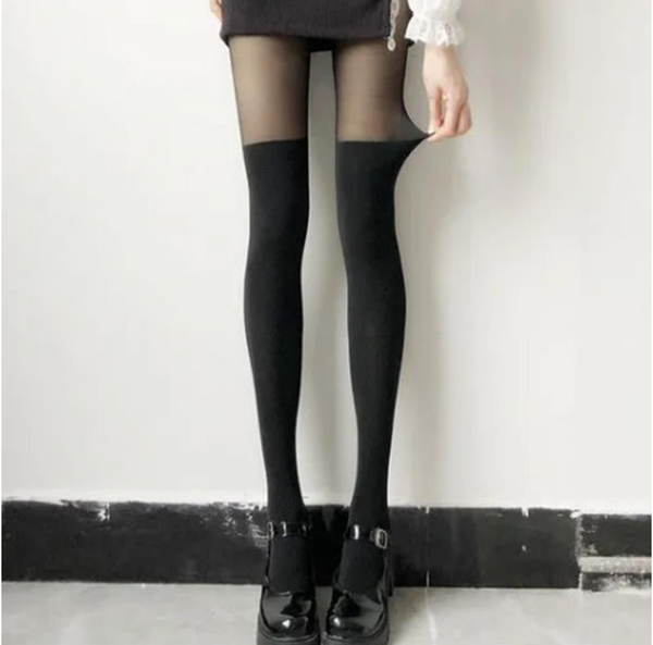 2 Tone Stockings - Craze Fashion
