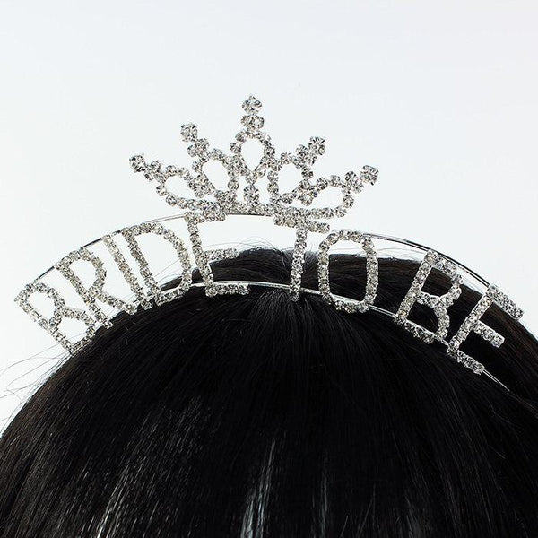 Bride to Be Crown Head Band - Craze Fashion